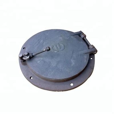 ISO rustproof Industrial Cast Iron Boiler Doors Refractory Material